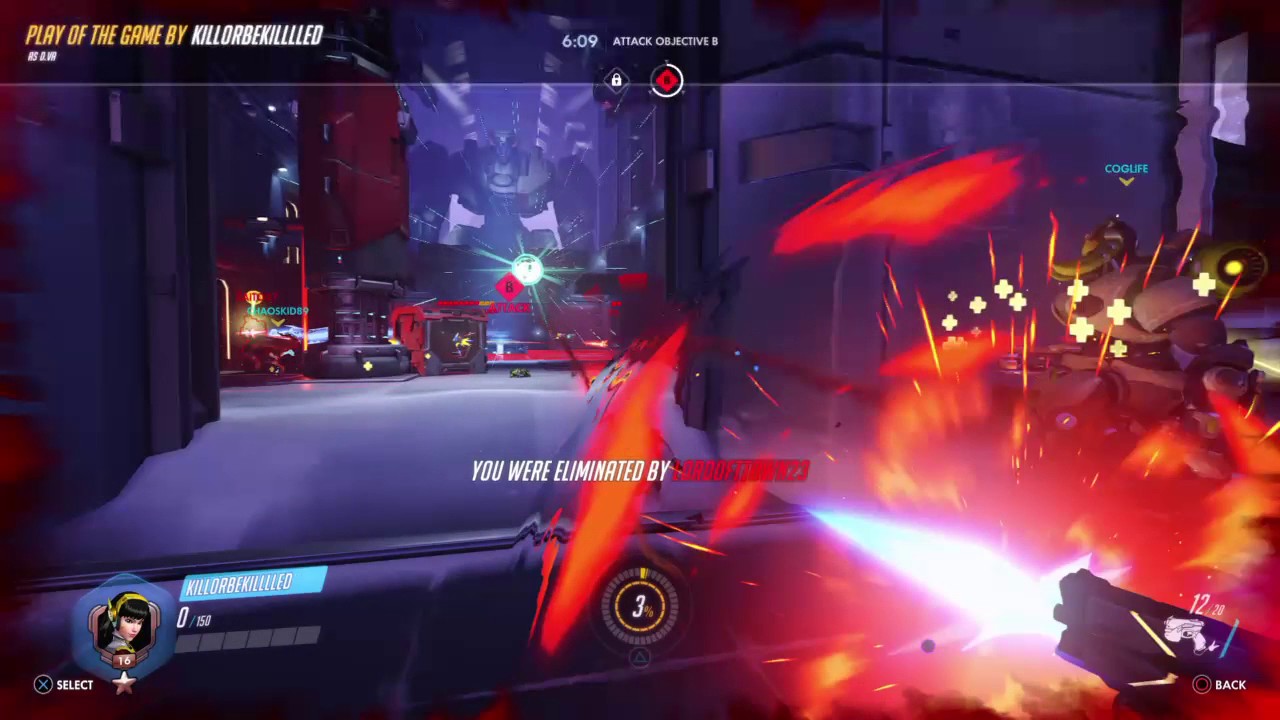 D.VA ultimate quintuple kill!!! - YouTube