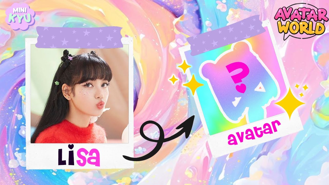 This is how LISA 🖤 (BLACKPINK) 💗 look in AVATAR WORLD 🌎 BLACKPINK in ...