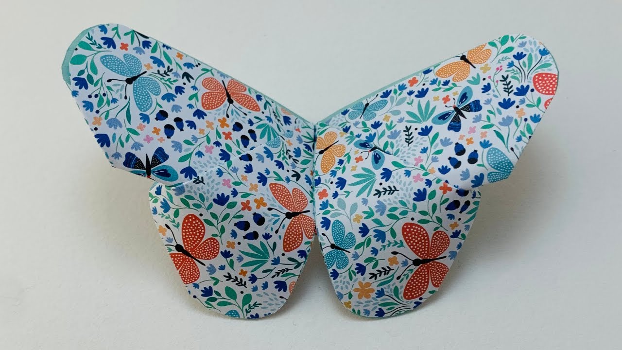 Papillon en Origami 🦋 - Comment faire un PAPILLON en papier (Simple ...