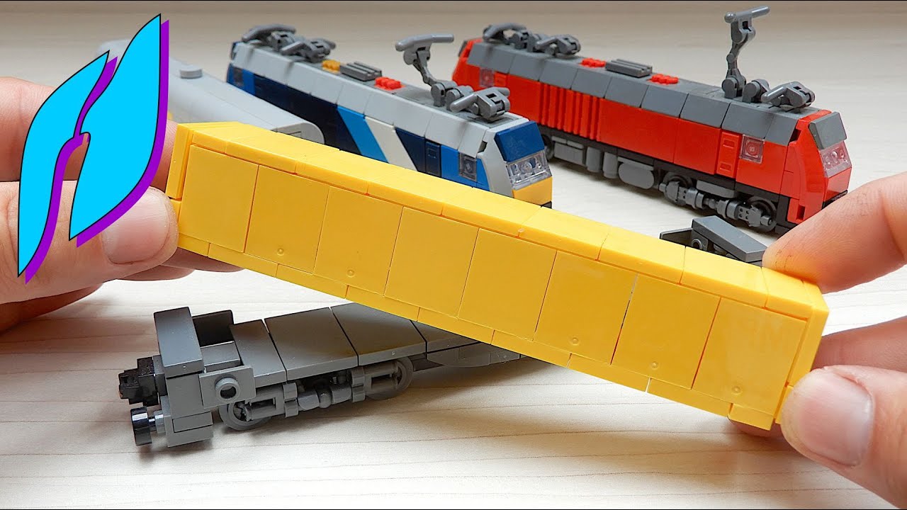 How to Build a Container Wagon Transport (MOC - 4K) #lego #toys # ...