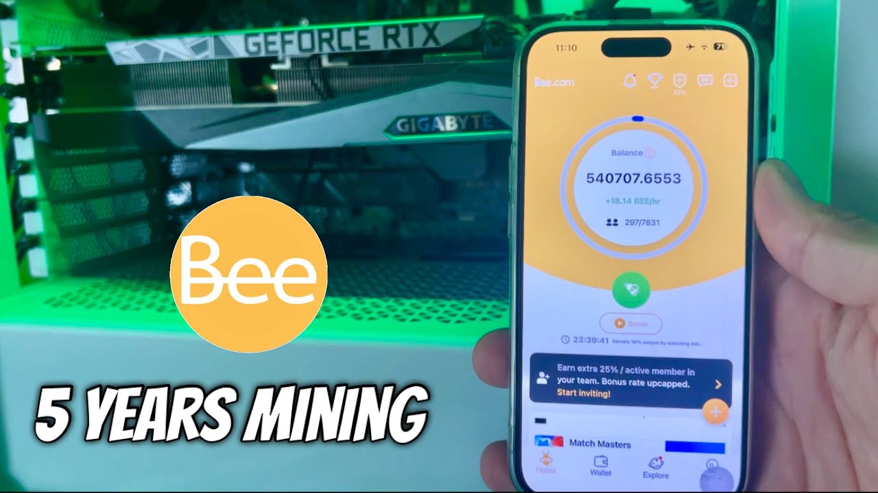 Bee Coin After 5 Years Of Mining - YouTube