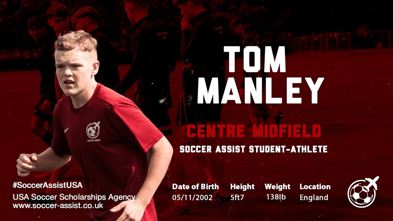 Tom Manley | Highlight Tape - Centre Midfielder | #SoccerAssist - YouTube