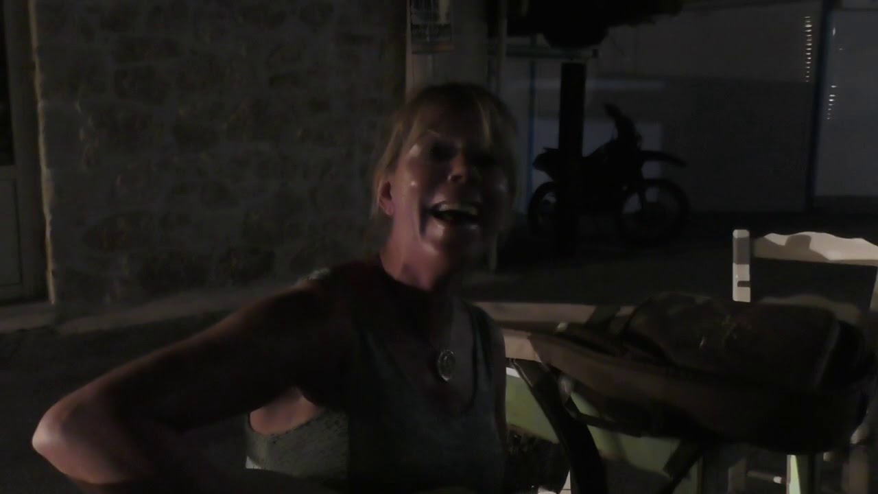 Katrien at the Mermaid Cafe Matala Crete - YouTube
