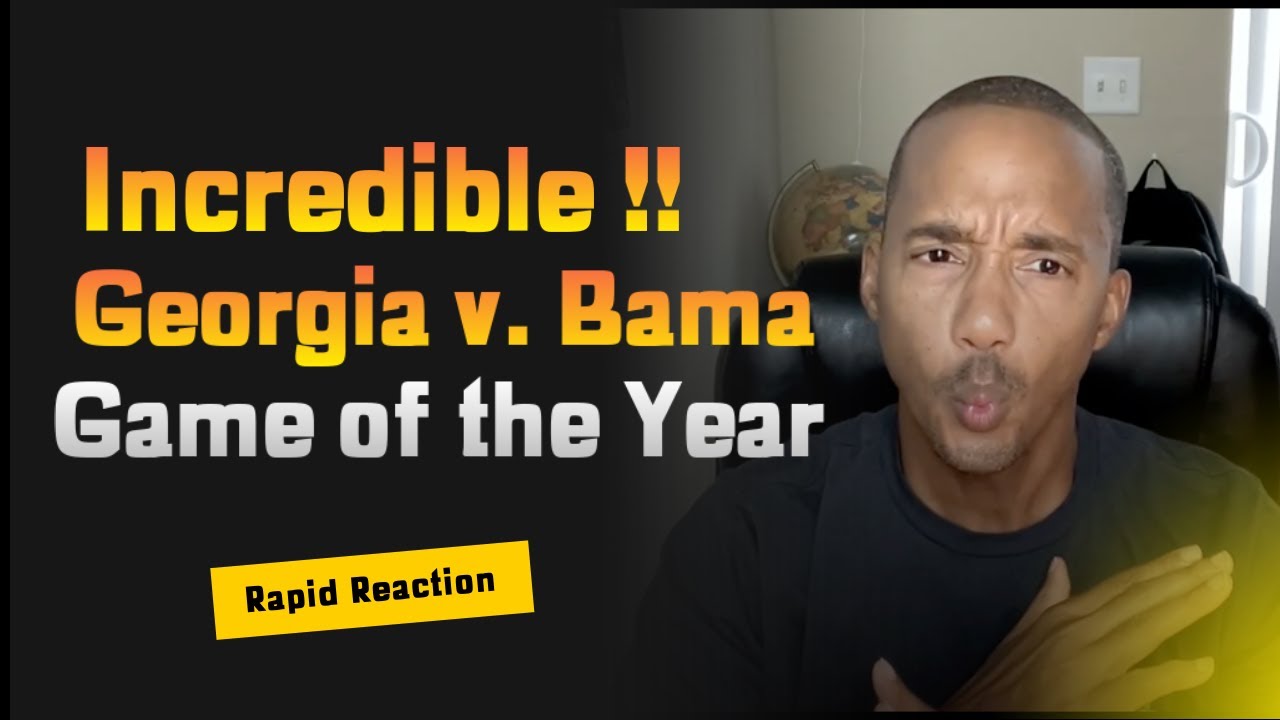 Chad Wilson Reacts to Georgia vs Alabama Thriller (2 Chumps Pod) - YouTube
