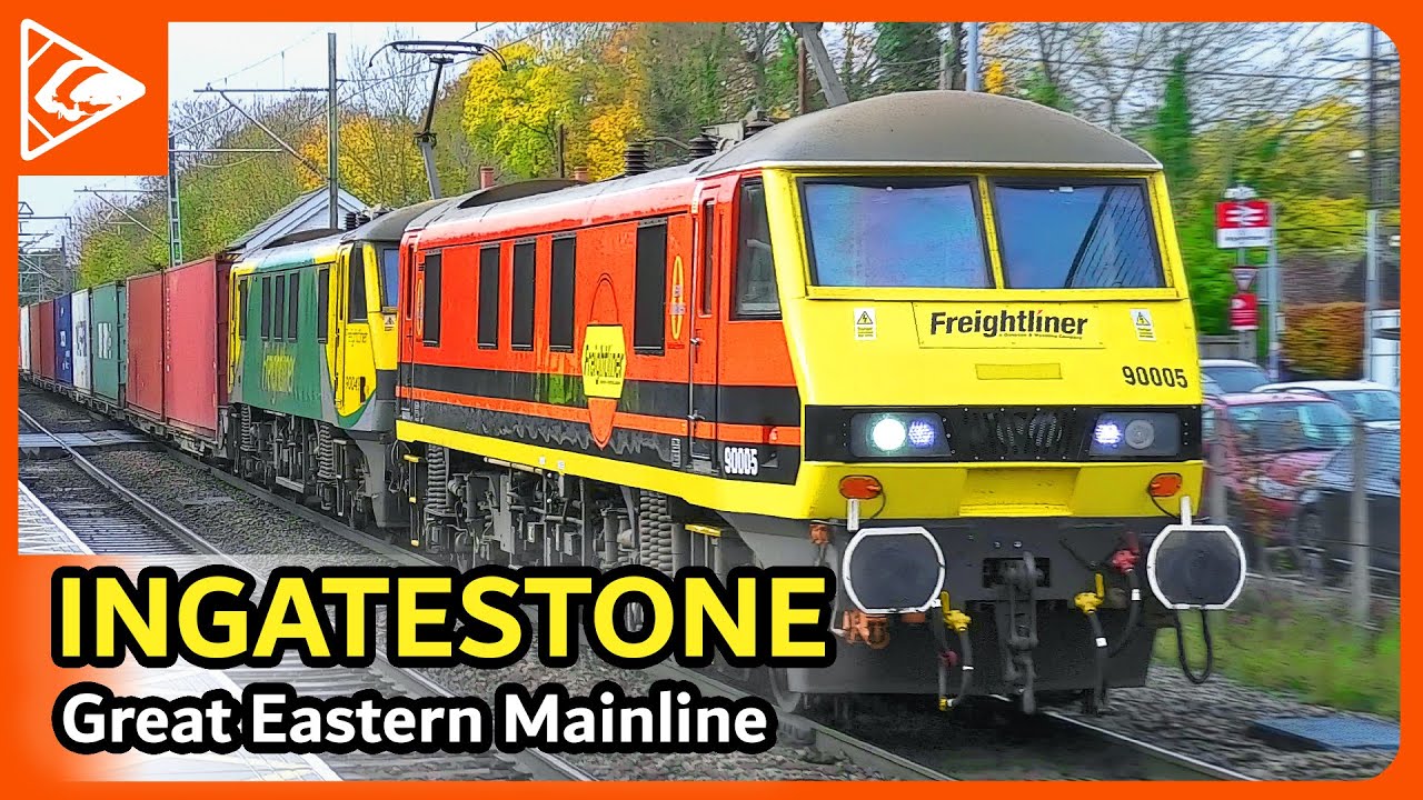 Trains at Ingatestone (GEML) 24/11/2022 - YouTube