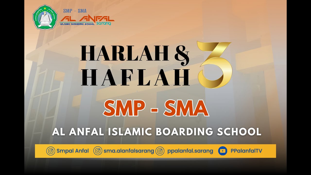 🔴 LIVE || HARLAH & HAFLAH 3 PP AL ANFAL SARANG, REMBANG ( 21 Desember ...