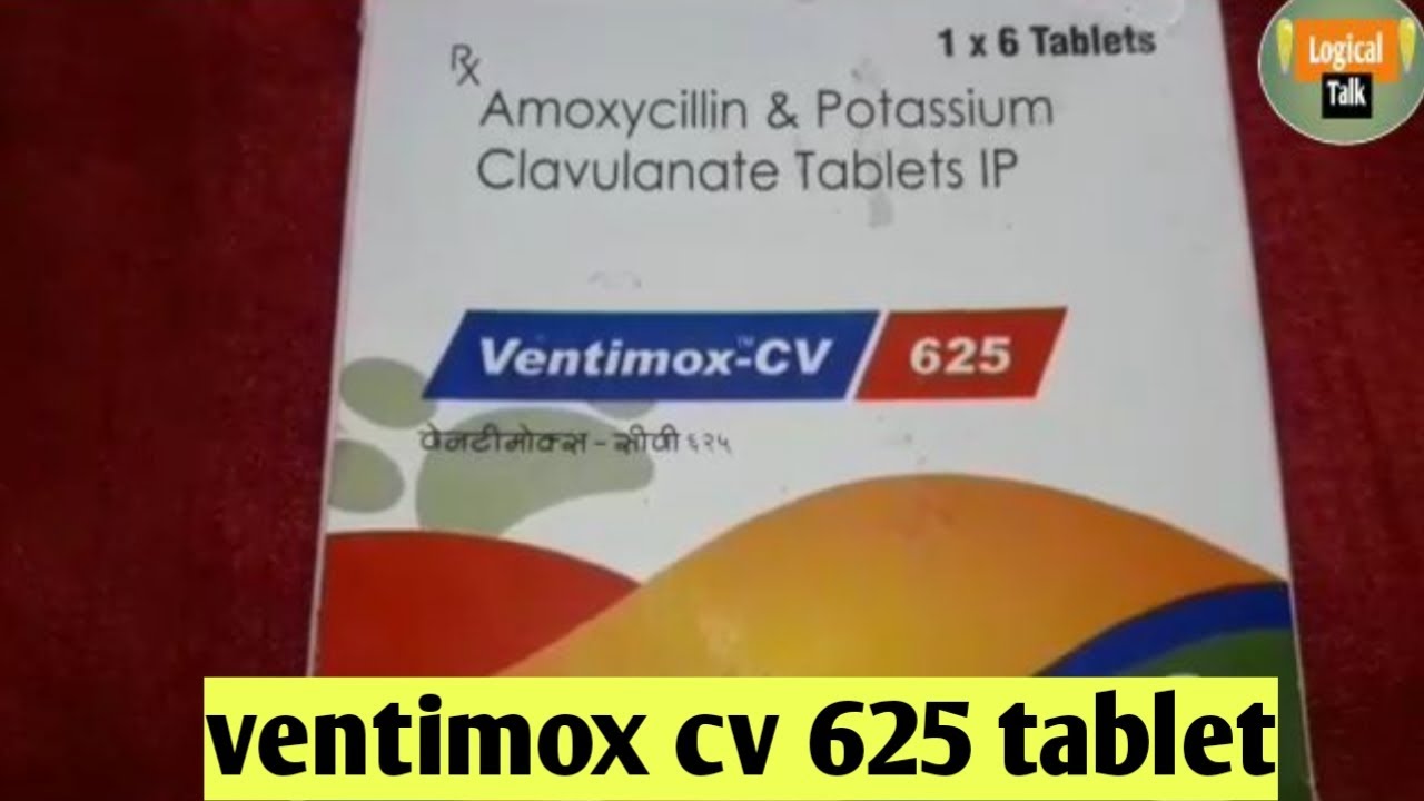 Ventimox cv 625 tablet Amoxycillin 500mg+ Clavulanic Acid 125mg - YouTube