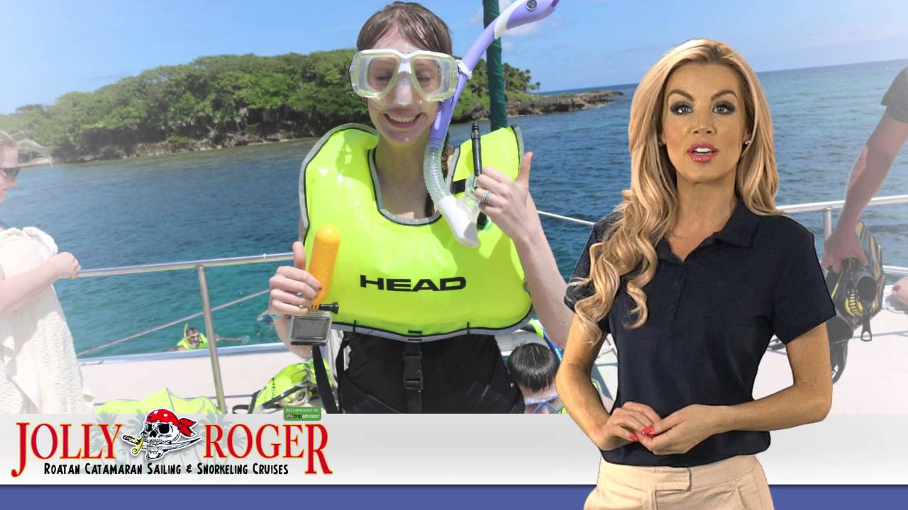 Jolly Roger Roatan Catamaran Sailing & Snorkeling Cruises - YouTube