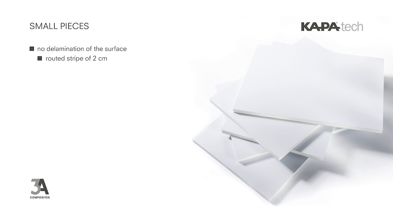 3A Composites Display Europe | KAPA®tech | Routing - YouTube
