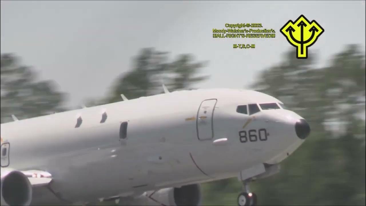 🔱)-HQ)-Boeing-P8A-Poseidon-(16-8860)-Perform's-Vector/Holding-Pattern's-at-KVLD-©-2023.wmv-(🔱 ...