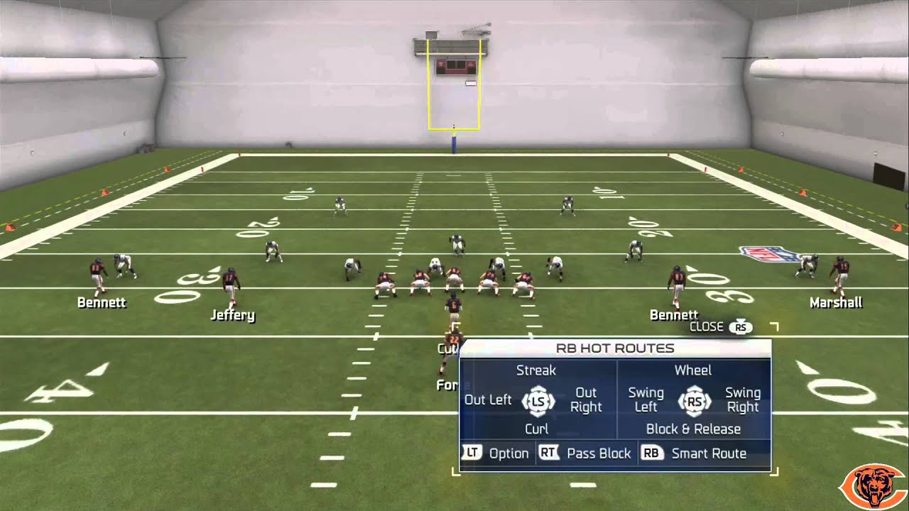 Madden NFL Football 25 Run and Shoot Playbook, RnS Switch Curl Xbox 360 ...