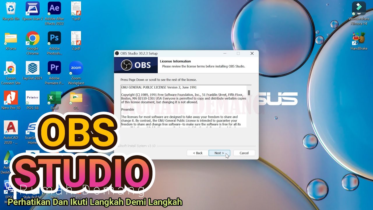 Cara Instal OBS Studio Aplikasi Perekam Layar Streaming dan Editing ...