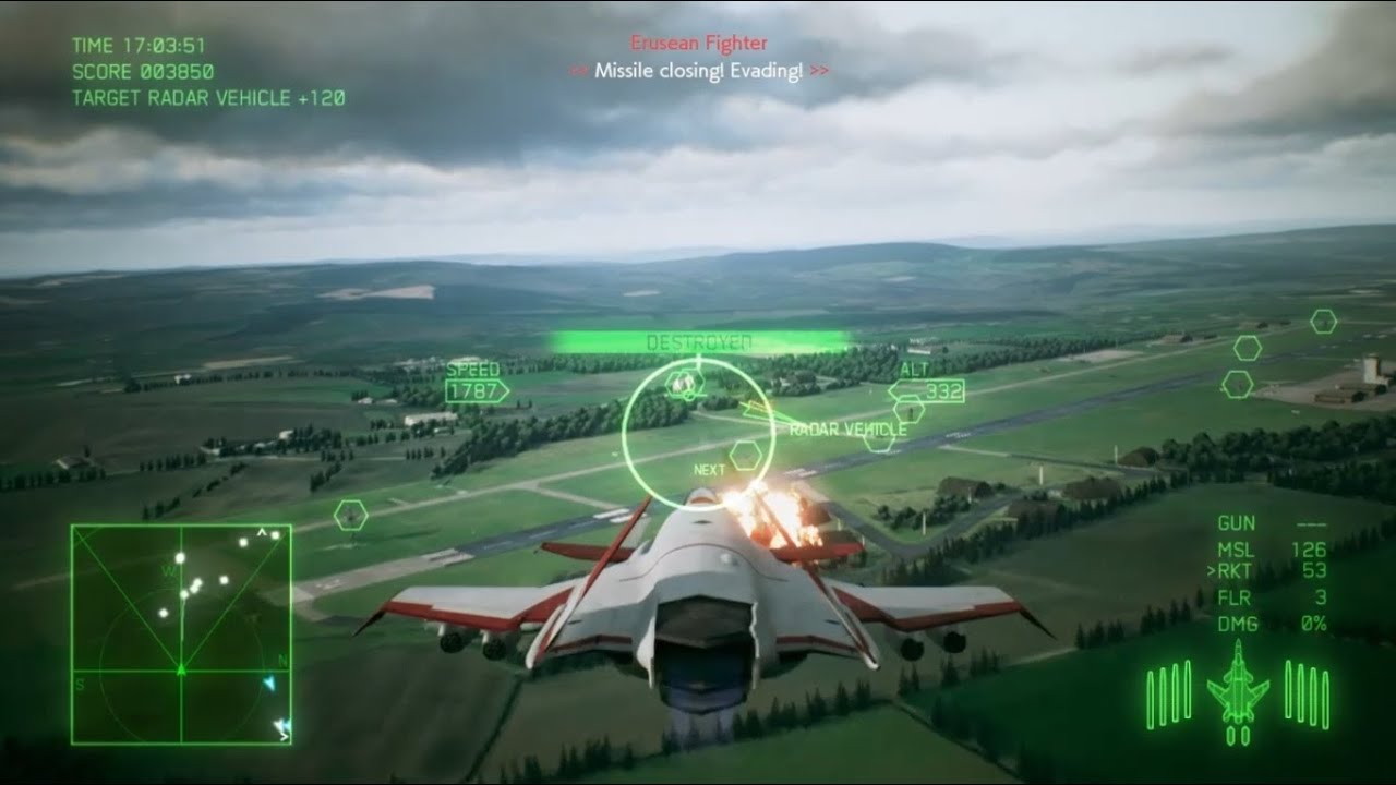 Ace Combat 7 - [Shinden II - Nagase Arc] Mission 02 - Charge the Enemy ...
