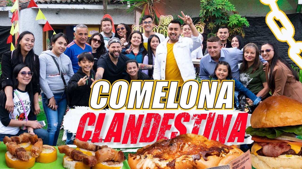¿Cómo es una COMELONA CLANDESTINA en Bogotá ? - YouTube