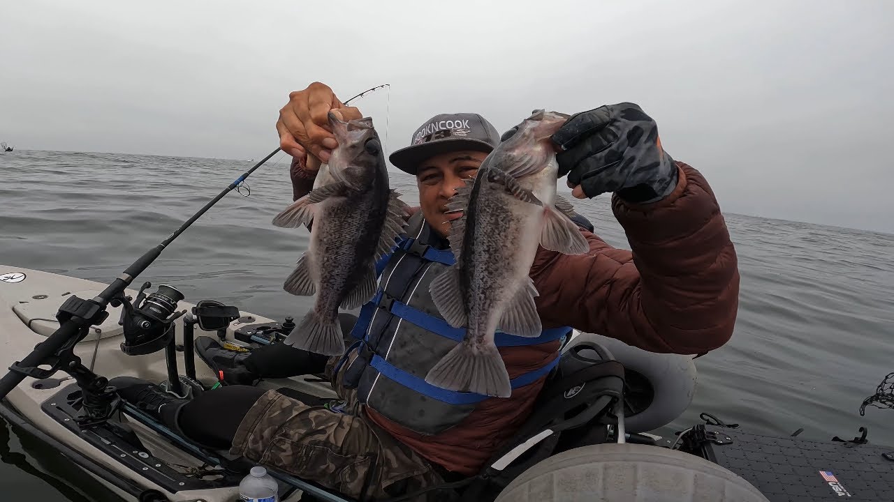 Sonoma Coast | Fort Ross Kayak Fishing For Rockfish - YouTube