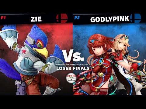 Zie (Falco, Pyra/Mythra) vs GODLYPINK (Pyra/Mythra, Falco) - GFs - Down ...
