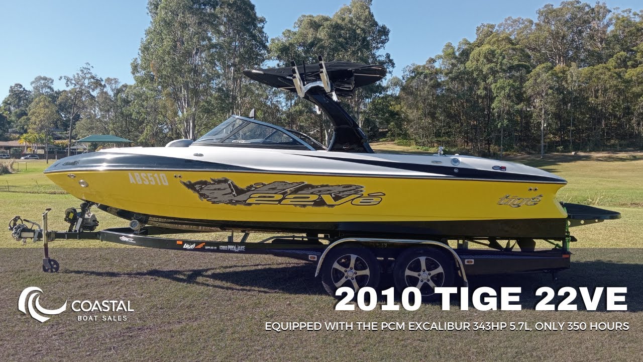 Coastal Boat Sales: 2010 Tige 22VE - YouTube