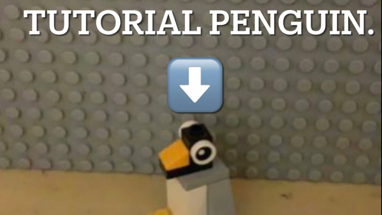 Tutorial how to make a penguin (lego) - YouTube