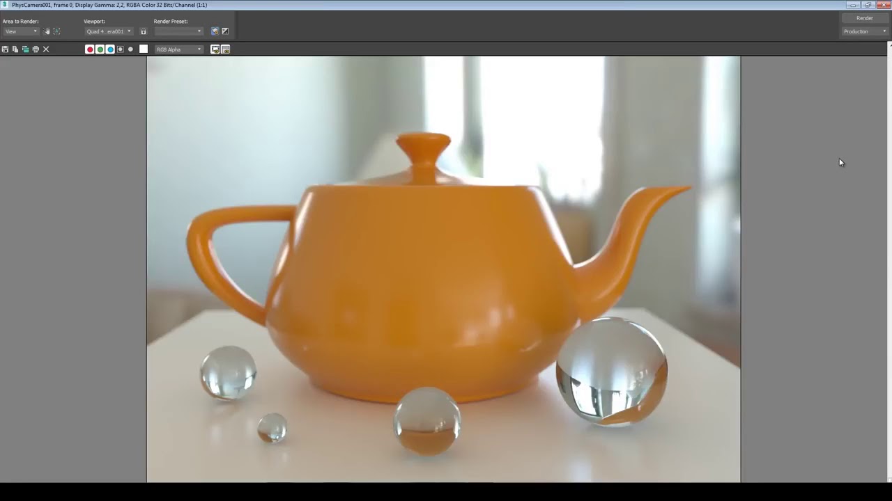 Autodesk Ray Traced rendering ( ART render) 3ds Max 2017 - YouTube