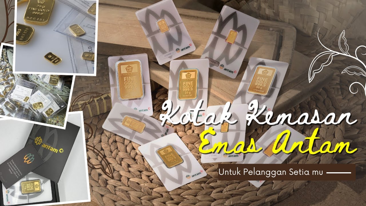 Kemasan Emas Antam || Box Kado Emas Antam (Pesan Box info di deskrpsi ...