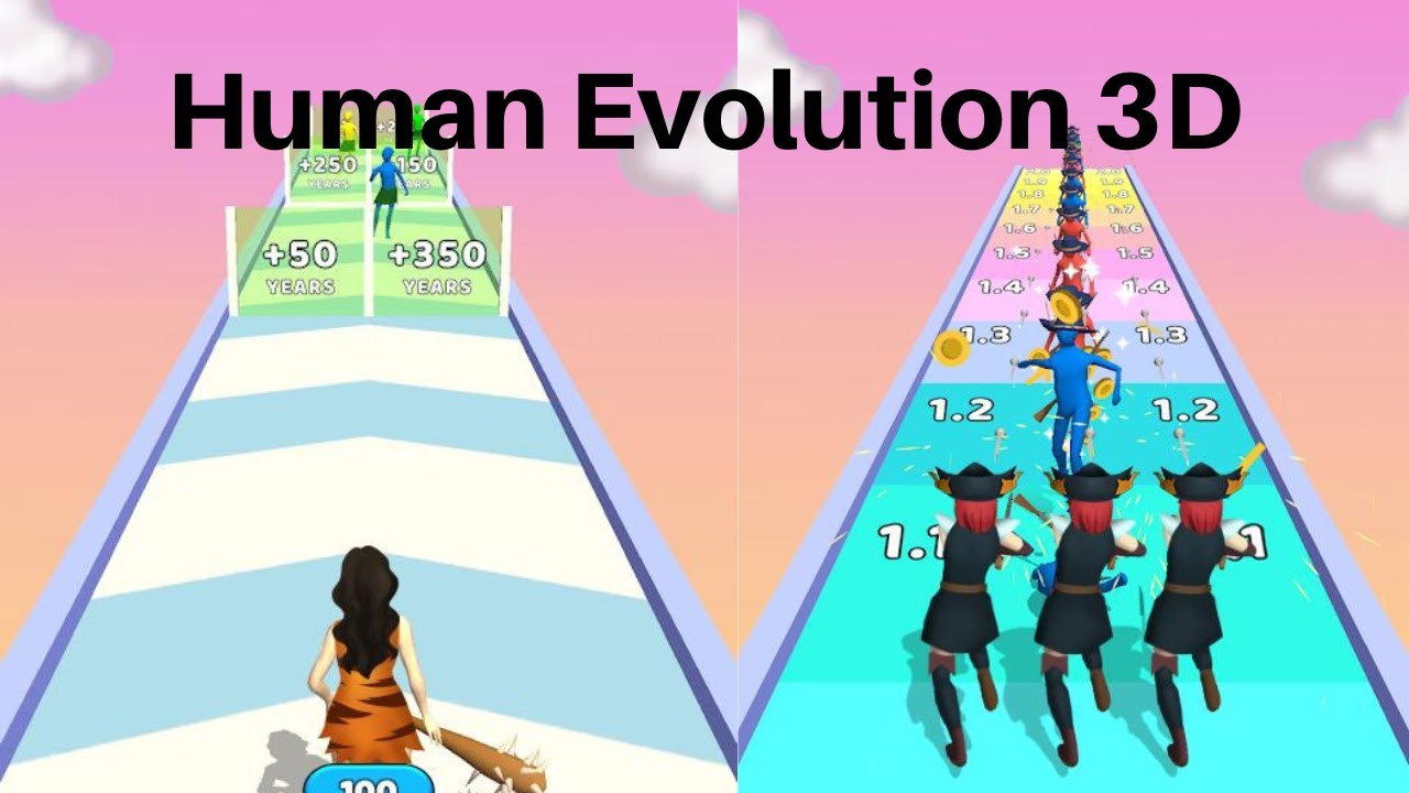 Human Evolution 3d RELAXING GAME !! Videos Gameplay iOS,Android ...