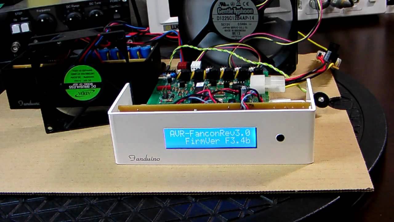 PC Fan Controller AVR-Fancon with LCD Monitor - YouTube
