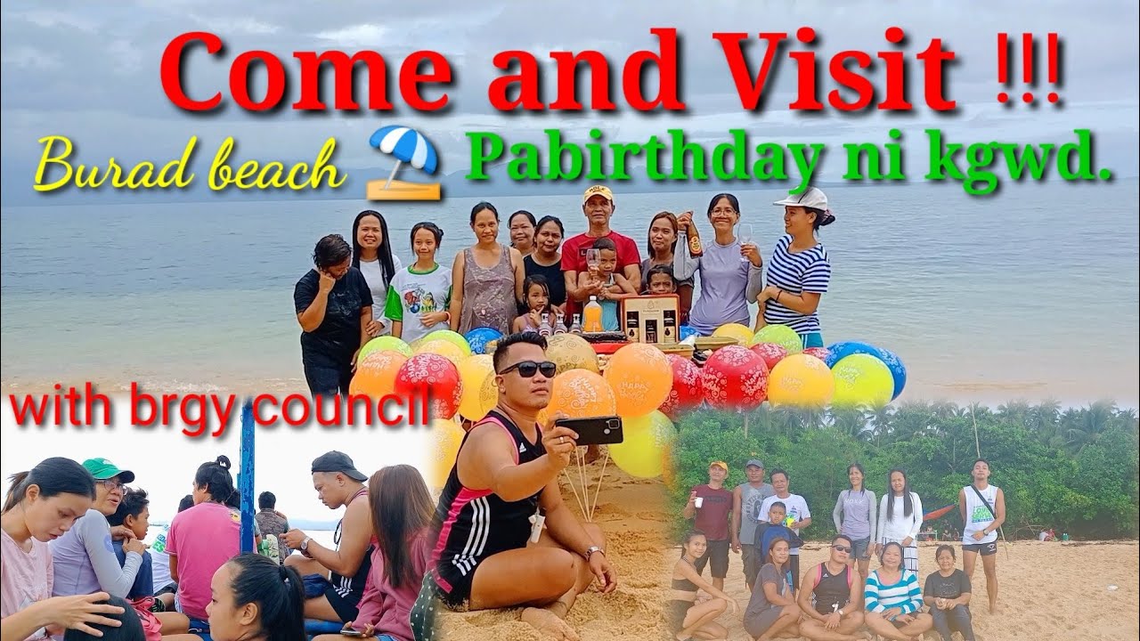 Birthday ni kgwd Kasama buong brgy? @Burad beach Rapu-Rapu, Albay - YouTube