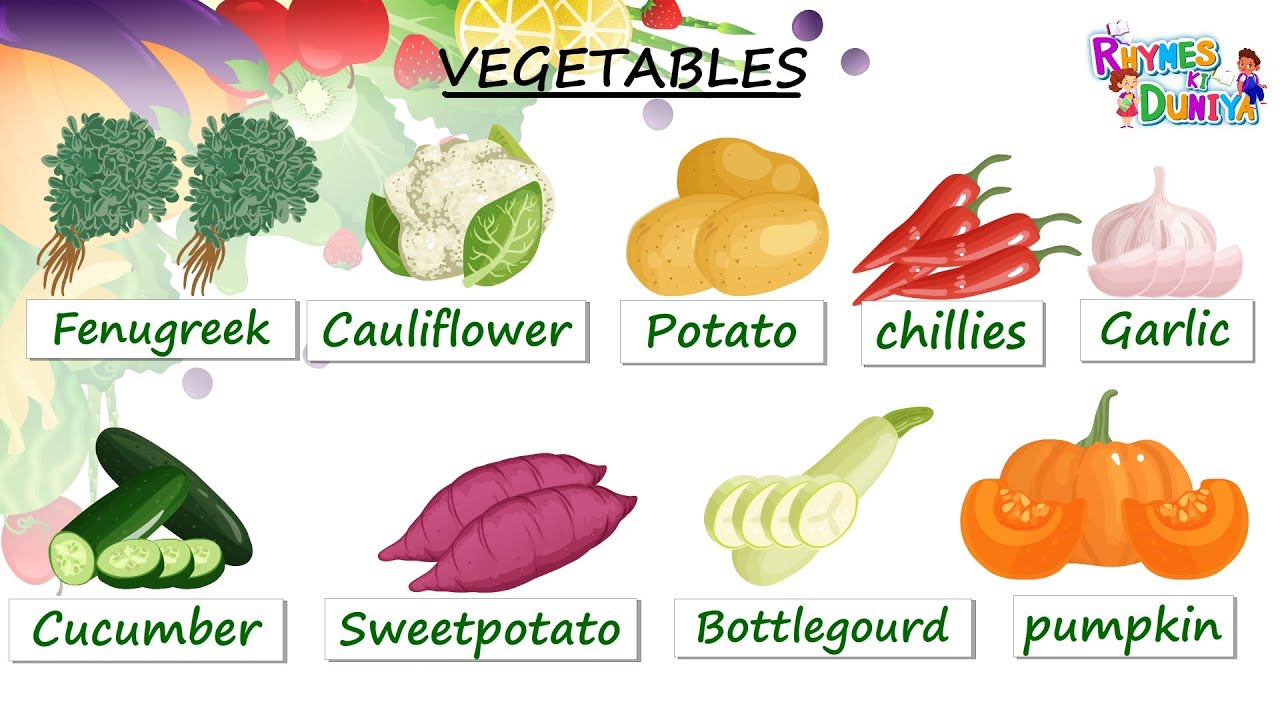 Vegetable Names Made Easy: Fun Learning for Kids! Let's Get Veggie! Fun ...