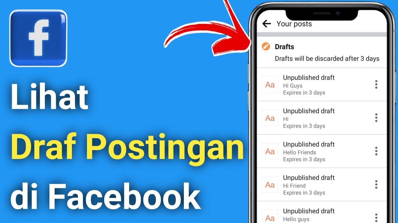 Cara Menemukan Postingan Draft di Facebook (2024) - YouTube