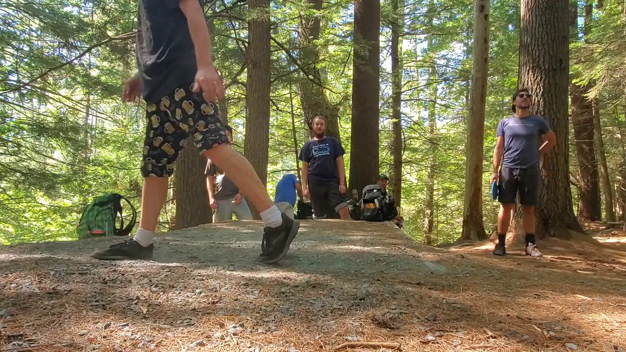 BOYS WILL BE BOYS RANDOM DOUBLES DISC GOLF STORRS POND 2020 HOLES 9-18 ...