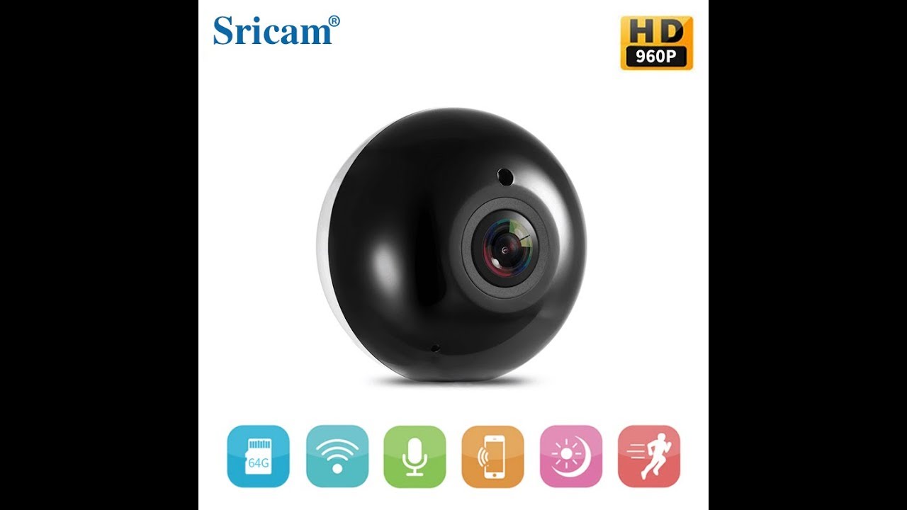 Sricam SP022 Panoramic IP Camera Setup Video -- www.sricam.com - YouTube