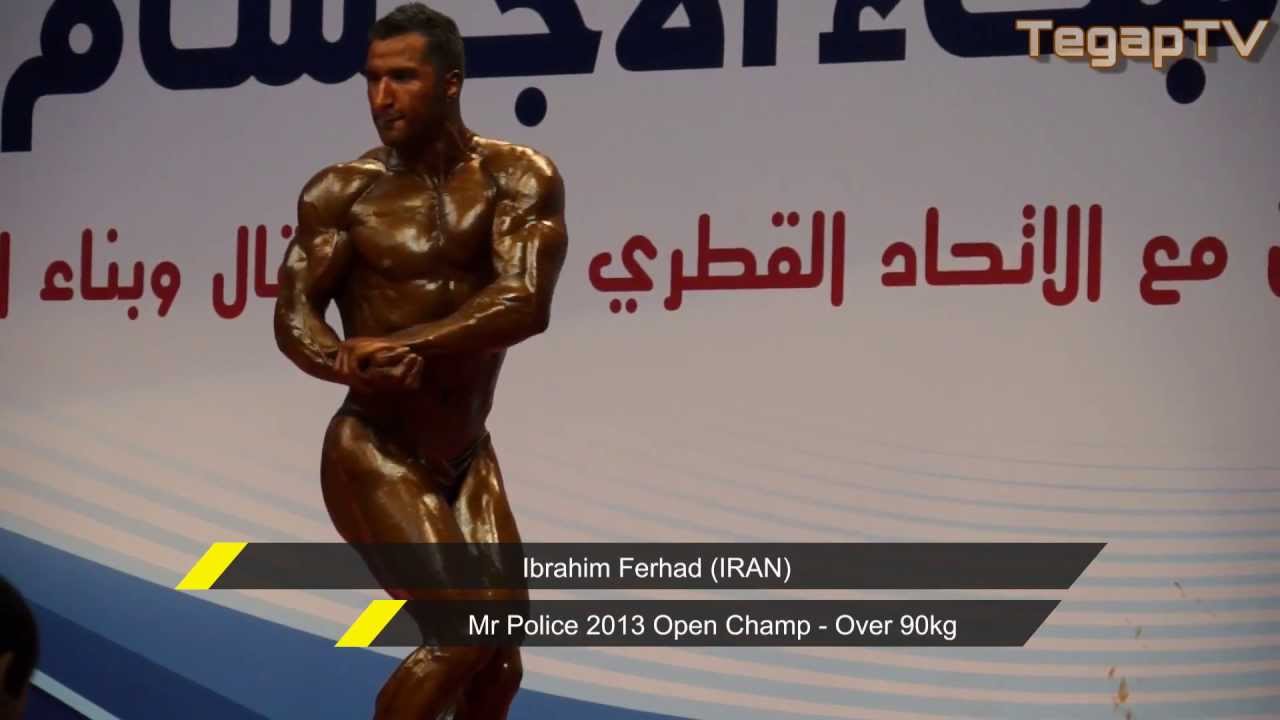 Mr Police Qatar 2013 (Over 90kg): Ibrahim Ferhad - YouTube