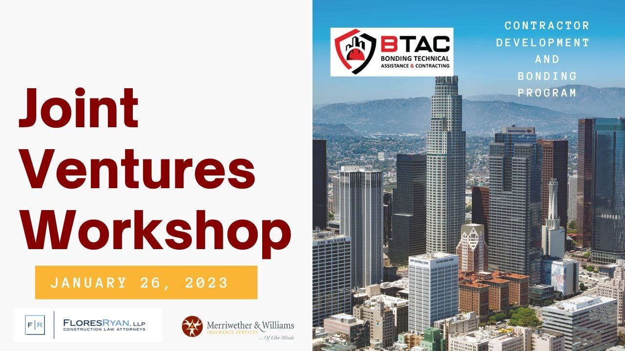 BTAC & CDABP: Joint Ventures Workshop - YouTube