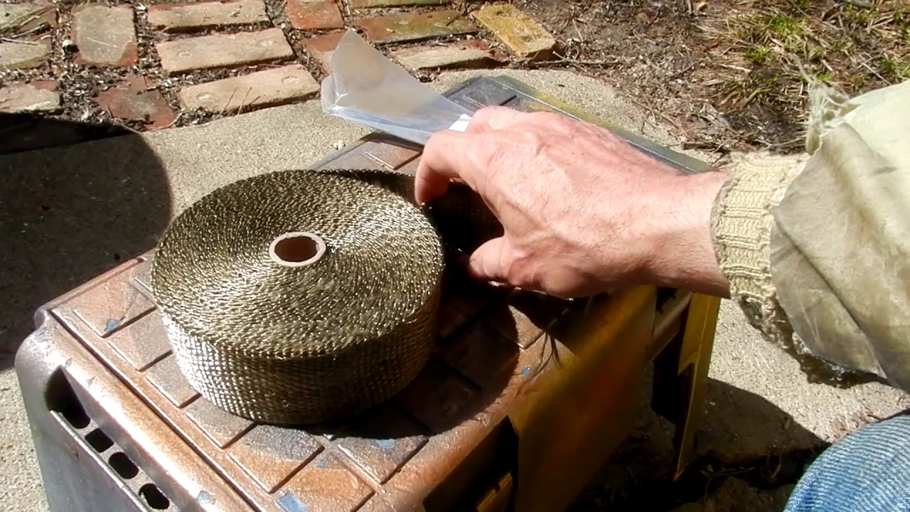 Volcanic Exhaust Pipe Wrap, Titanimum Color Made from a Volcano - YouTube