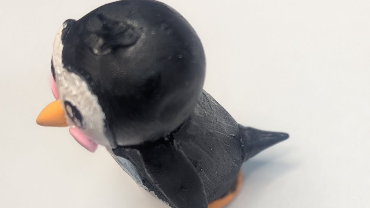 Miniature of penguin | miniature world | clay play - YouTube
