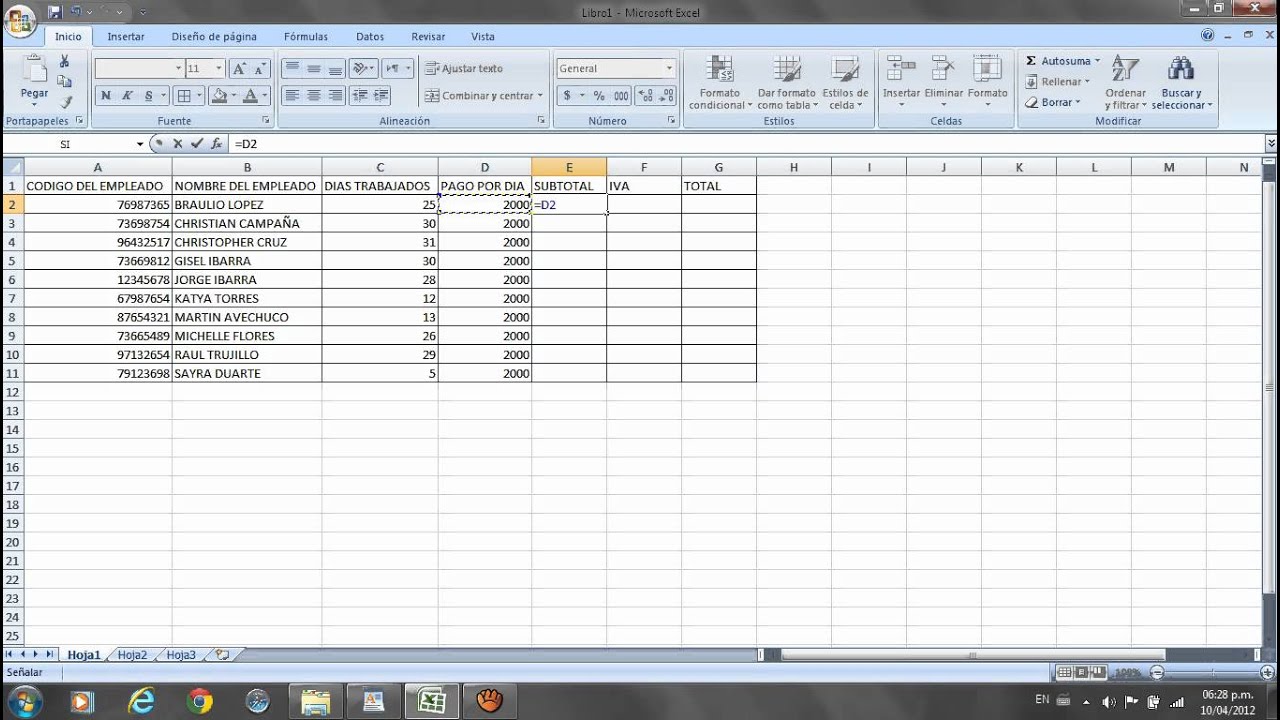 VIDEO TUTORIAL EXCEL PARTE 2 .wmv - YouTube