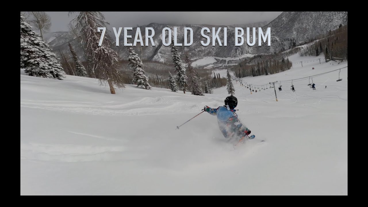 Young Ski Prodigy Conquers the Powder - Epic Deep Snow Adventure! - YouTube