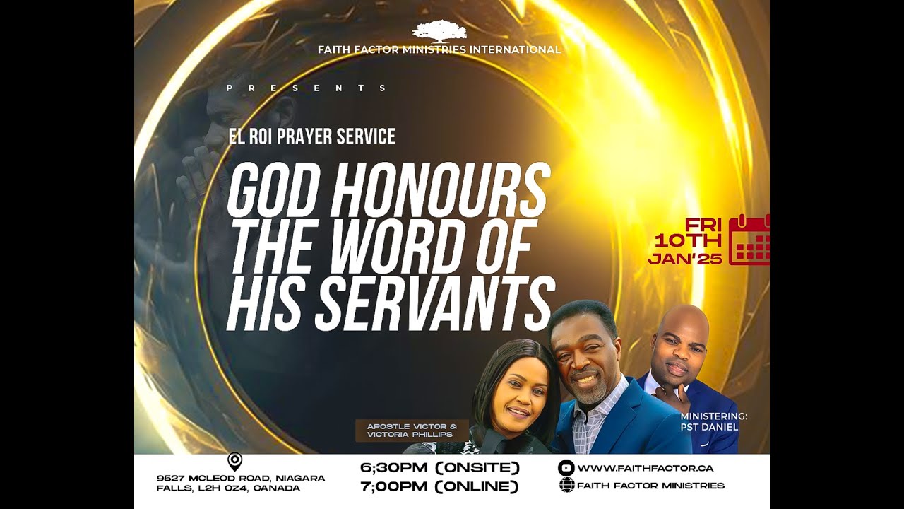 God Honours the Word of his Servants | Pastor Daniel Prosper - YouTube