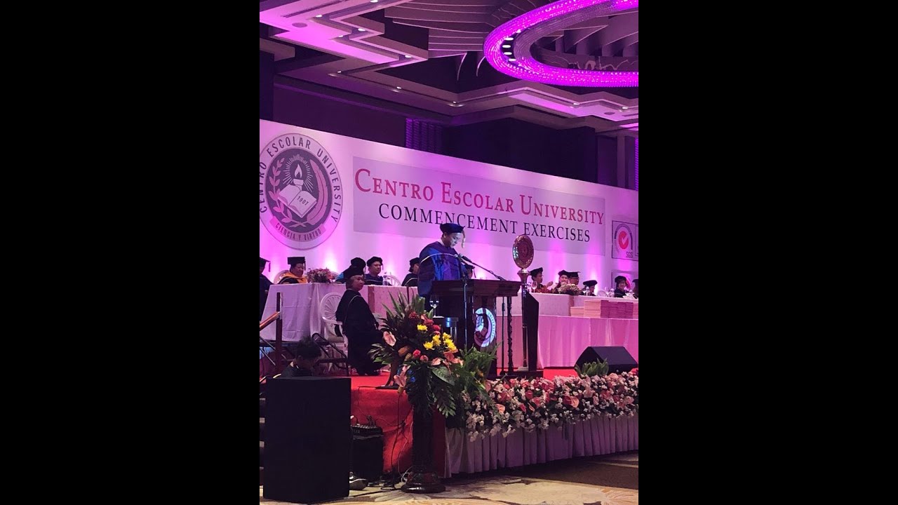 1st Virtual Graduation of Centro Escolar Univerisity Manila and Malolos ...