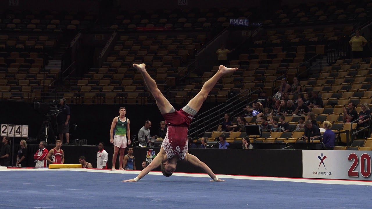 Allan Bower – Floor Exercise – 2018 U.S. Gymnastics Championships ...