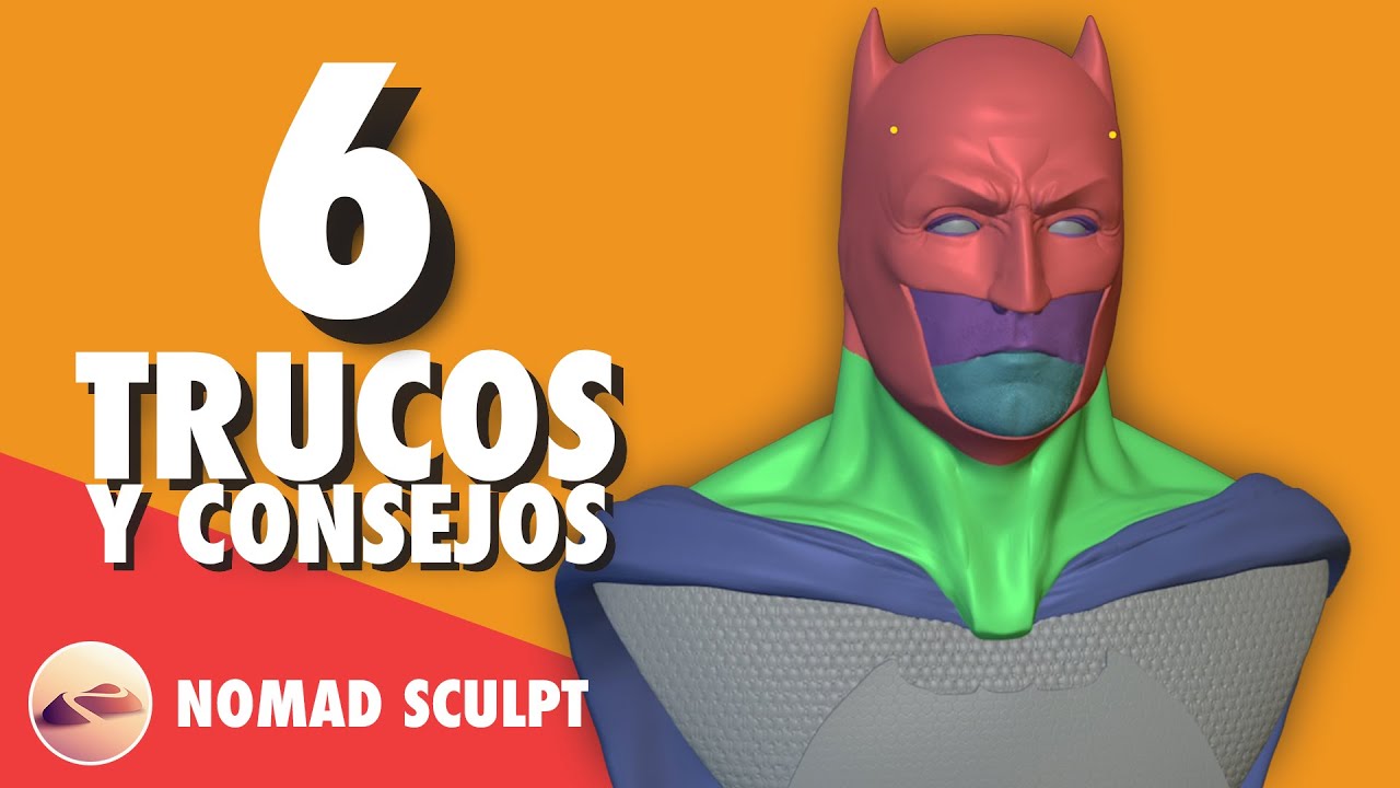 Nomad Sculpt trucos y consejos en 5 MINS - Polygroups, Boolean... [Tutorial en español] - YouTube