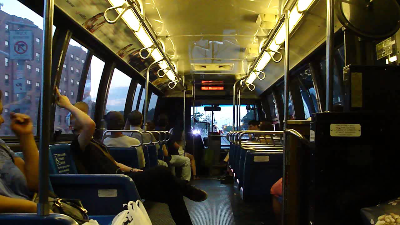 MTA Bus Company : On-Board 1996 NovaBus RTS-06 9045 On An Astoria Bound ...