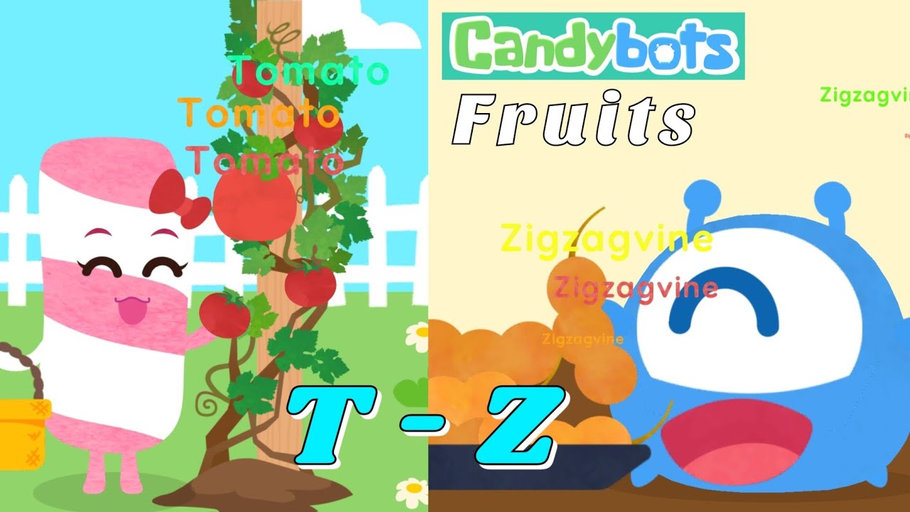CandyBots Alphabet ABC Phonics - Fruits | Alphabet Tracing and Spelling ...