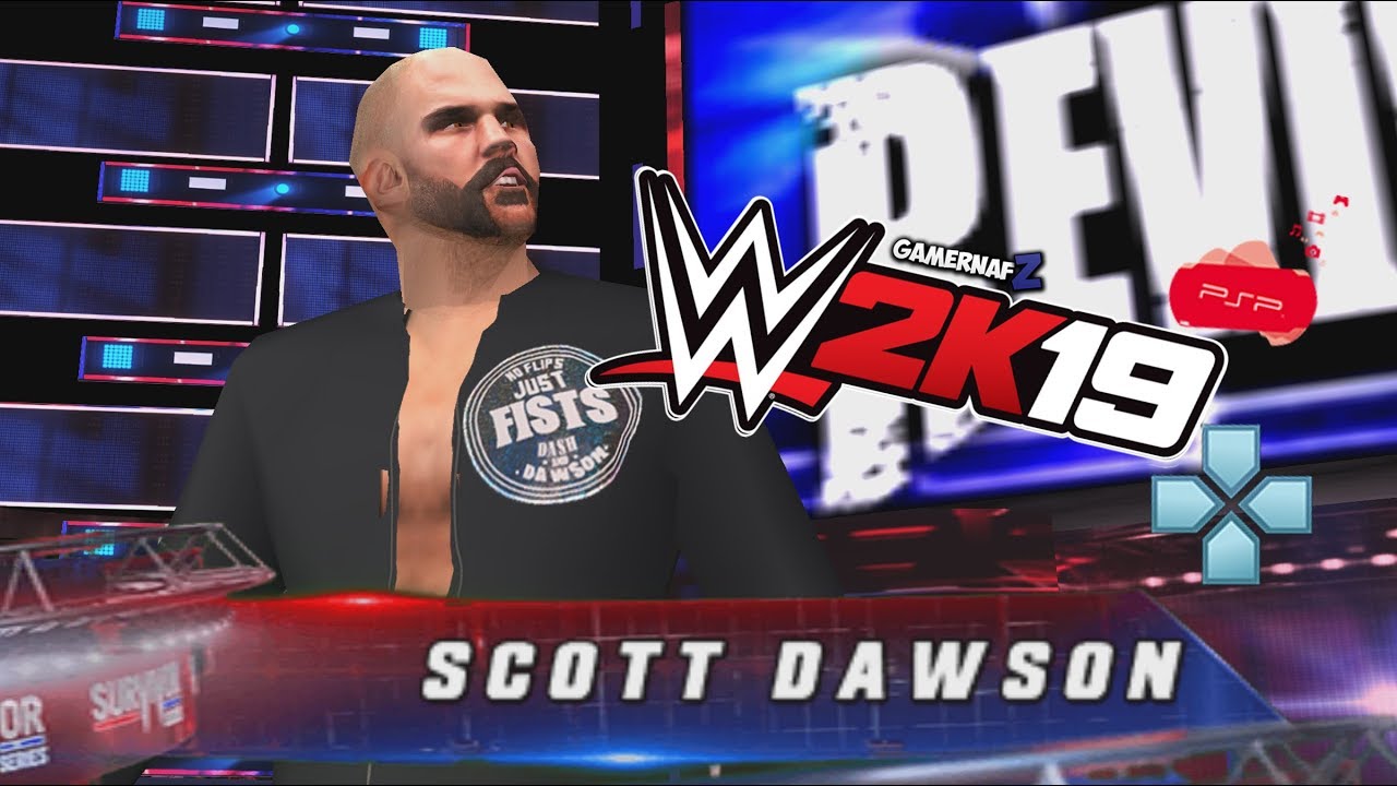 WWE 2K19 PSP, Android/PPSSPP - Scott Dawson Preview - YouTube