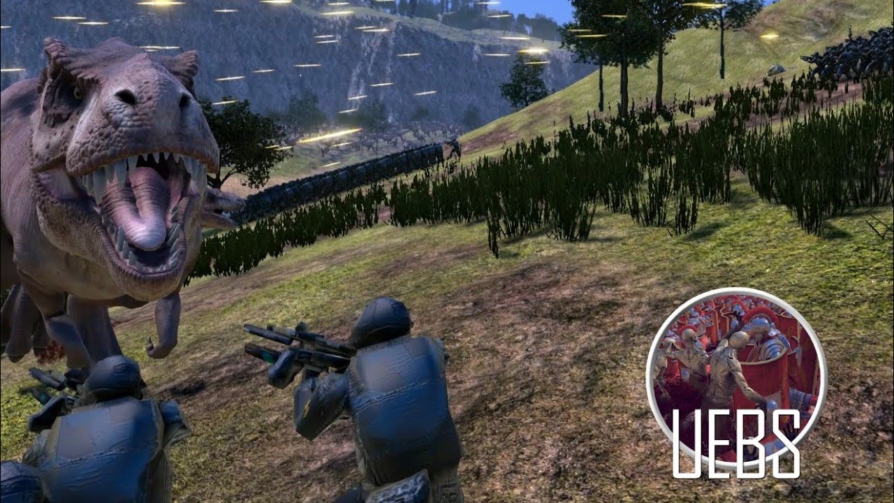 5,000 T-Rex attacked the city. Will 1,000 Combine Soldiers can protect ...