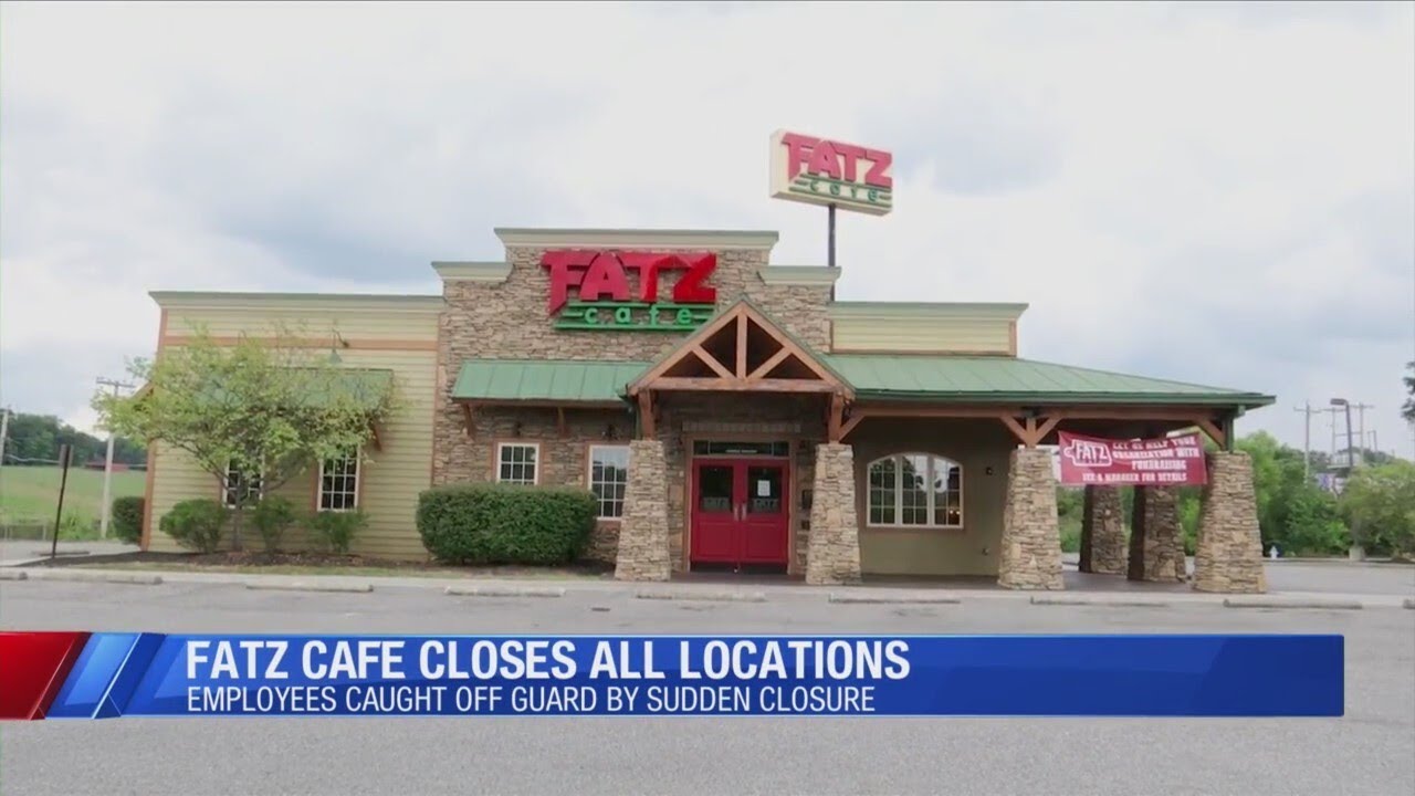 FATZ Cafe locations permanently close - YouTube