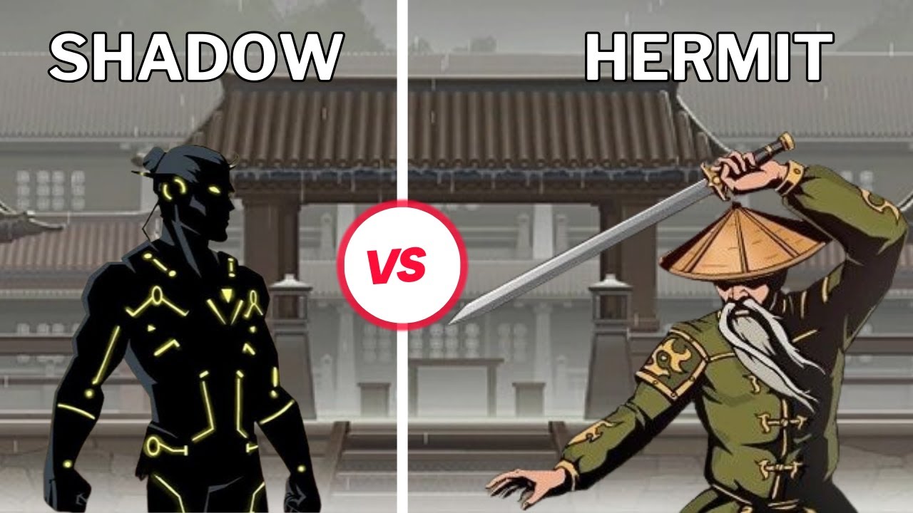 SHADOW VS HERMIT - OFFICIAL BOSS FIGHT IN SHADOW FIGHT 2 - YouTube