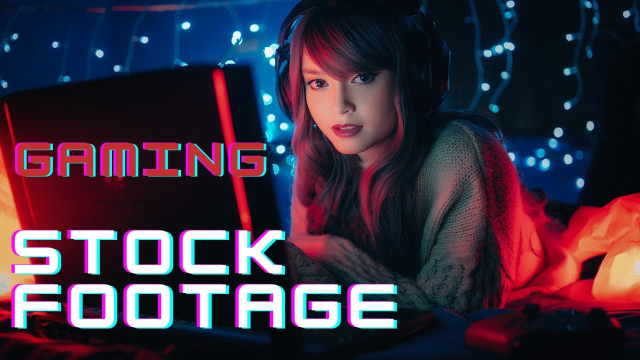 Gaming Stock Footage | Playing Video Games - YouTube