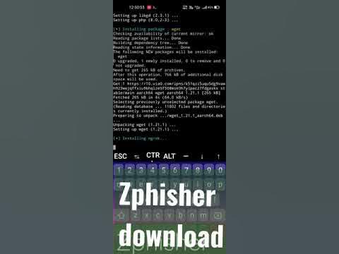 how to download zphisher tool on termux (phishing attack tool ) - YouTube