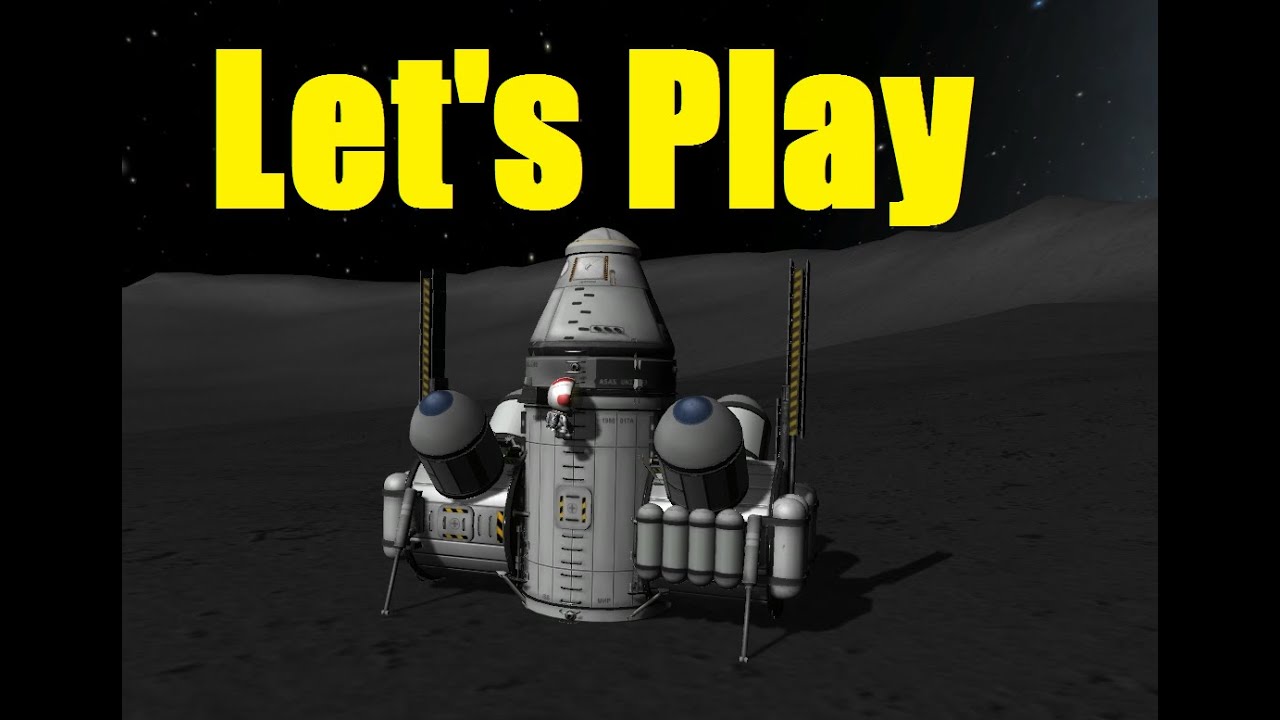 Let's Play Kerbal Space Program - Career Day38 - Space Base Moon - Ep52 ...